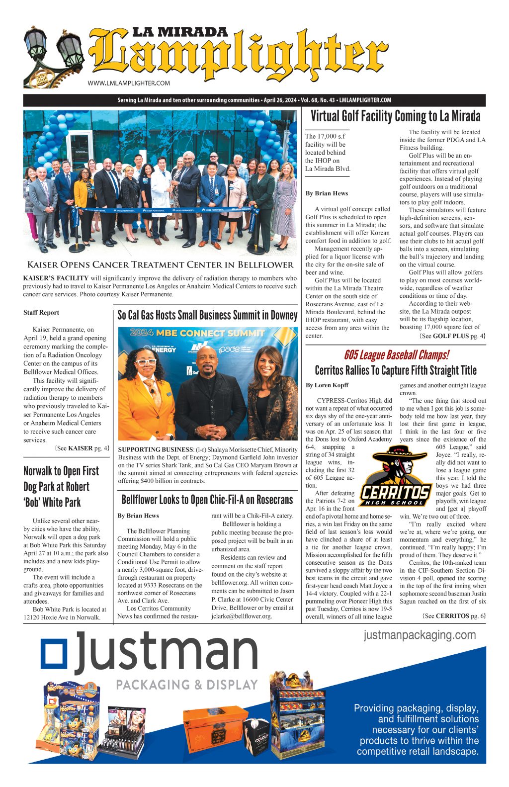 April 26, 2024 La Mirada Lamplighter eNewspaper | La Mirada Lamplighter