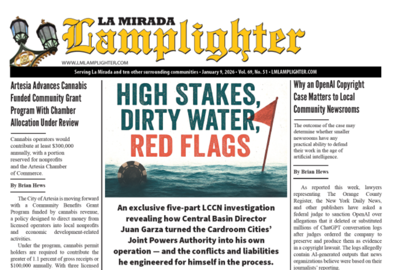 January 9. 2026 La Mirada Lamplighter Digital Edition | La Mirada ...